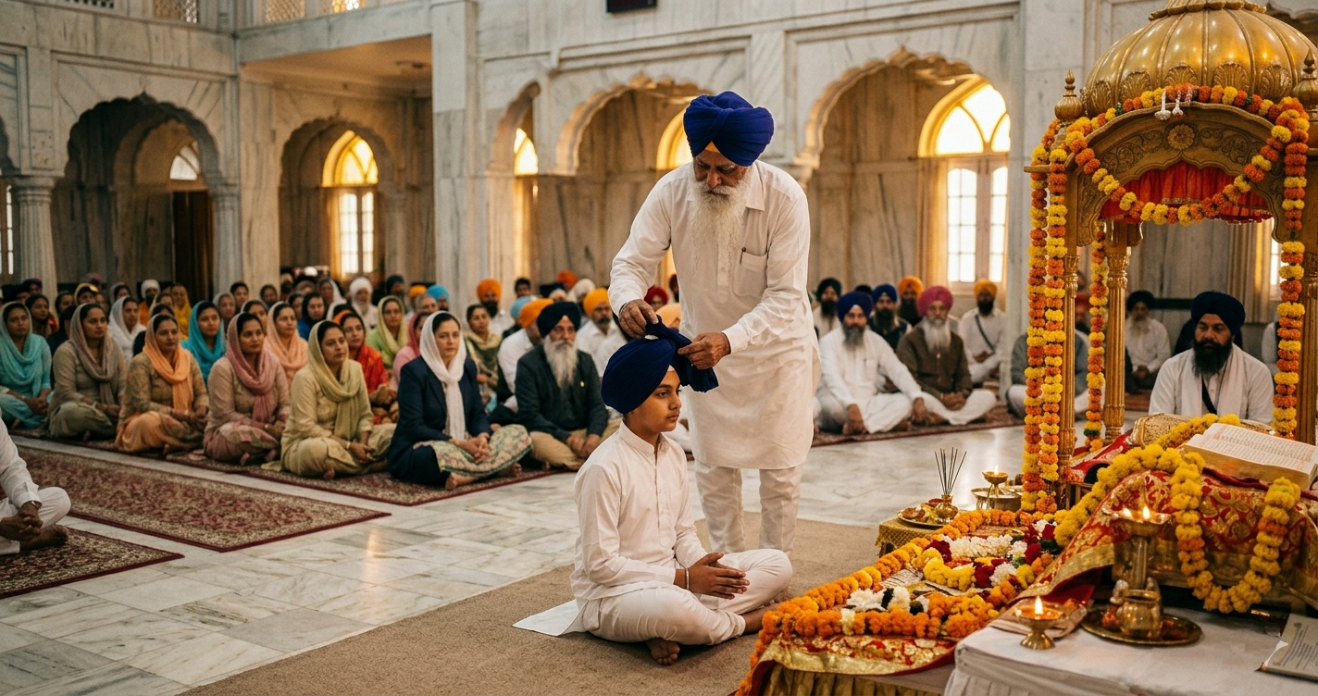 Dastar Bandi — The Sikh Turban Ceremony | SikhReligion.net